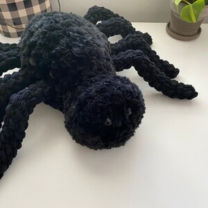Leo the Spider PDF DIGITAL DOWNLOAD Crochet Pattern, Cute Furry Spider ...