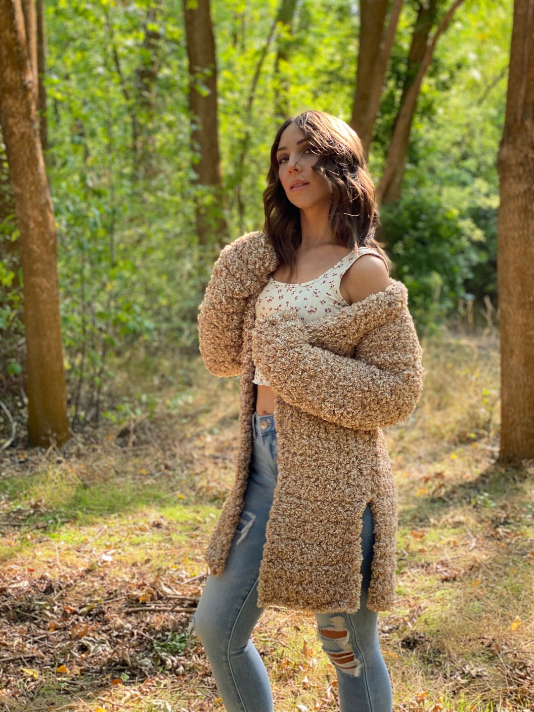 The Luna Cardigan PDF DIGITAL DOWNLOAD Crochet Pattern, Women's Cozy ...