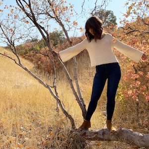 The Autumn Belle Sweater PDF DIGITAL DOWNLOAD Crochet Pattern, Women's ...