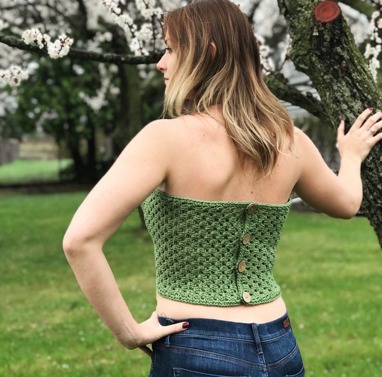 The Helia Crop Top PDF DIGITAL DOWNLOAD Crochet Pattern | Etsy