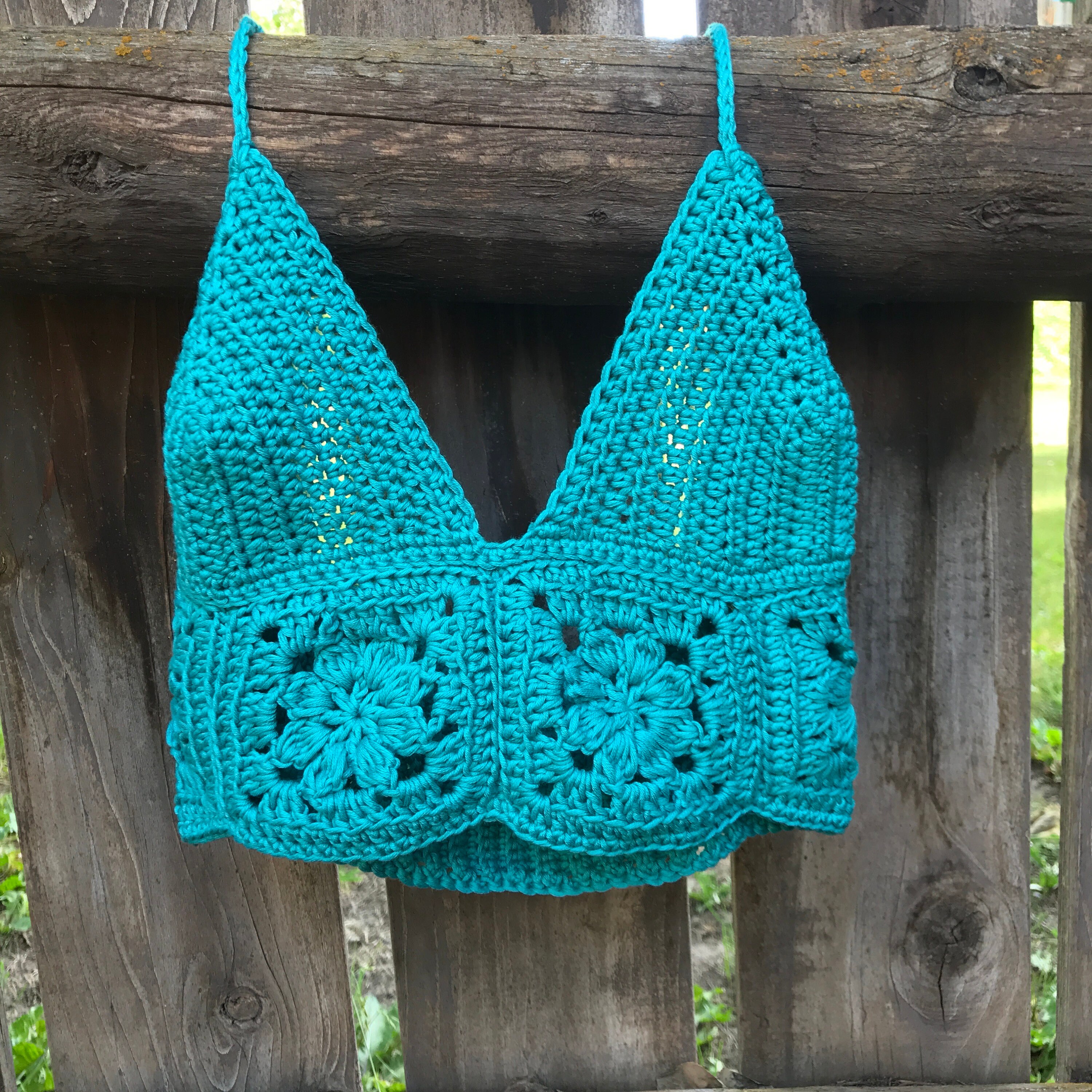 The Granny Square Bralette PDF DIGITAL DOWNLOAD Crochet - Etsy UK