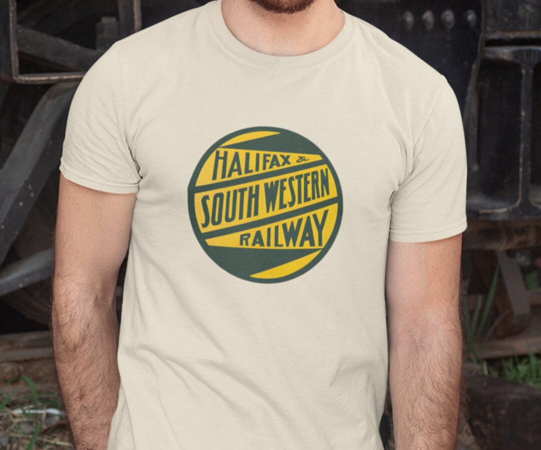 Halifax and South Western Railway T-shirt, Nova Scotia Railway Tee ...