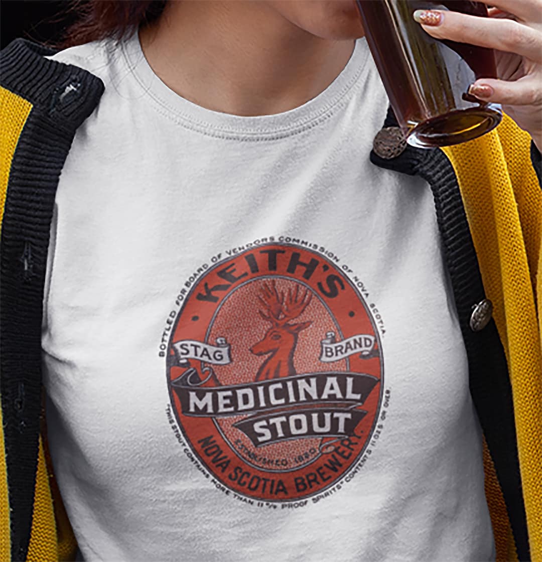 Nova Scotia Stout Tee, Beer Tshirt, Alexander Keiths T-shirt, Alcoholic ...