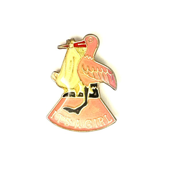 Stork Badge Pins - Etsy