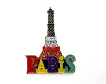 Vintage Enamel Pin PINS French France Pingame - Etsy
