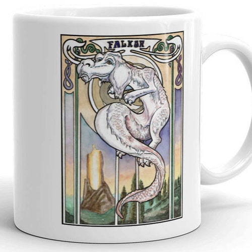 Falkor Sticker Neverending Story Luck Dragon Iridescent | Etsy