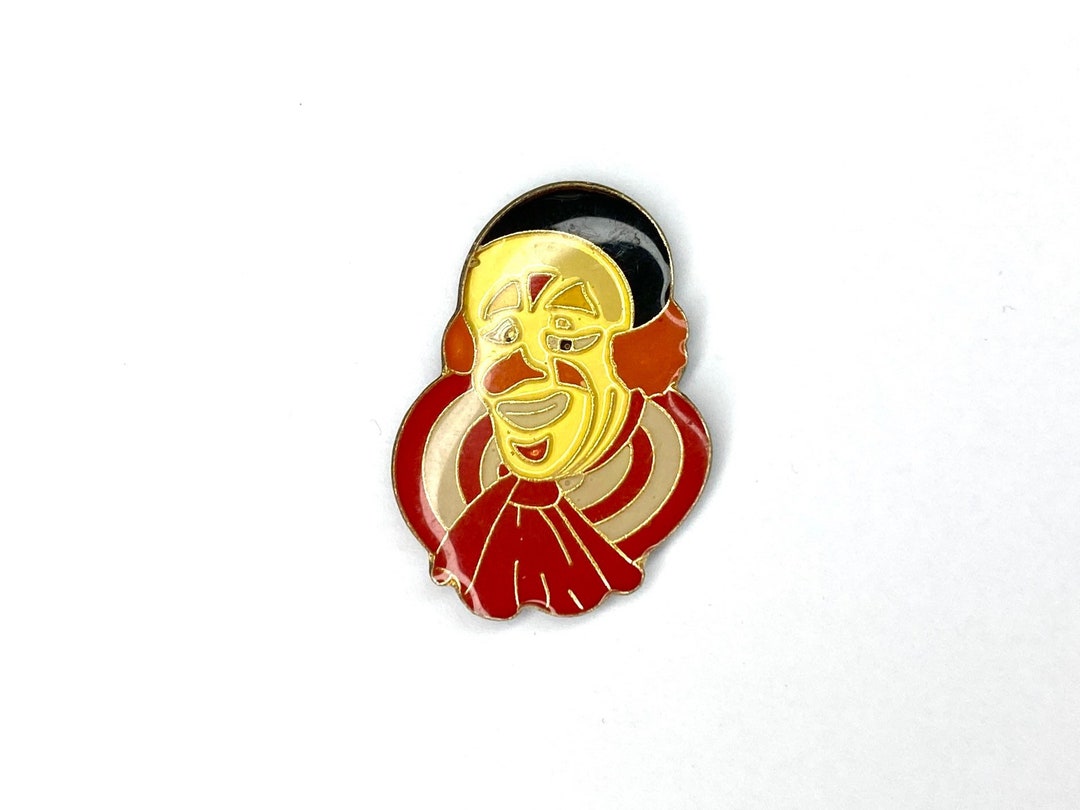 Clown Pin Vintage Enamel Pins Clowncore Circus Memorabilia - Etsy