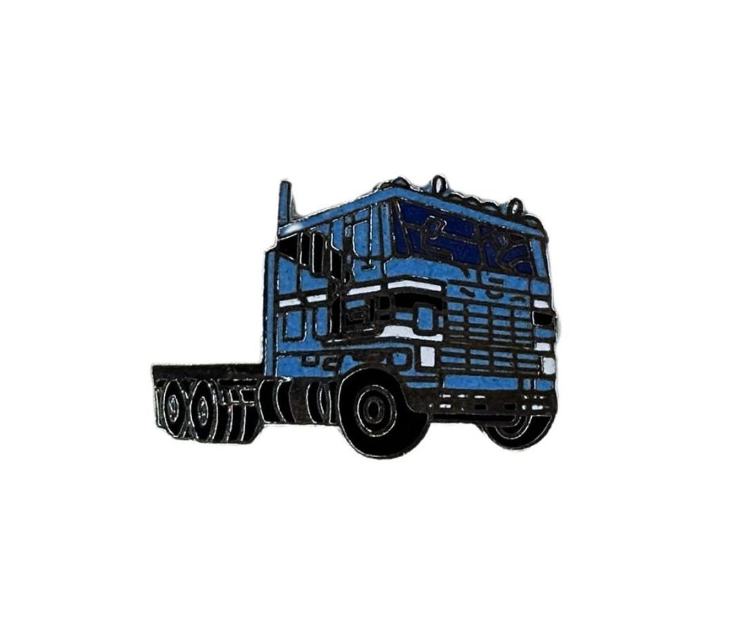 Small Semi Truck Cab Pin | Vintage Enamel Badge | 18 Wheeler Big Rig ...