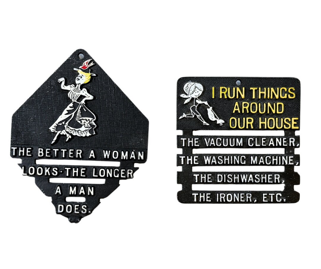 Funny Wilton Trivets the Better A Woman Looks the Longer A Man Does I ...