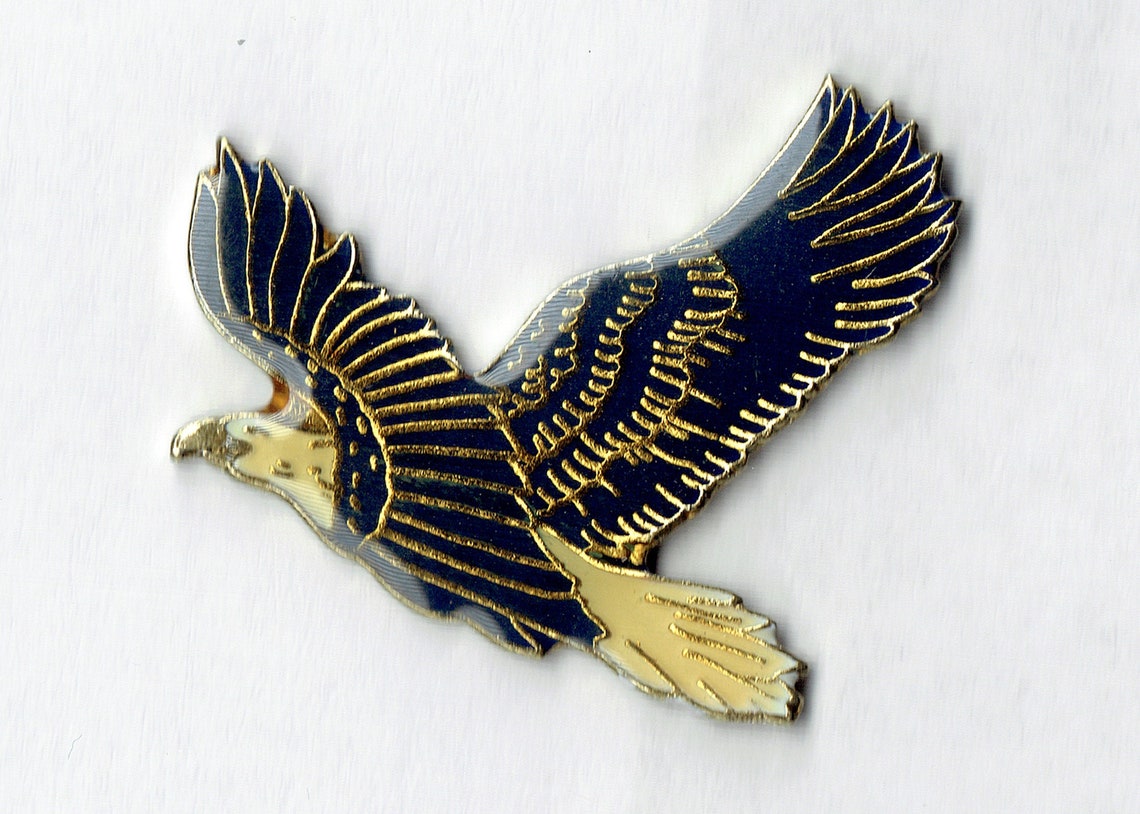 Bald Eagle Pin Vintage American Bird Pin | Etsy