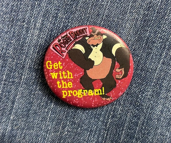Who Framed Roger Rabbit Button, Bongo the Gorilla Pin… - Gem