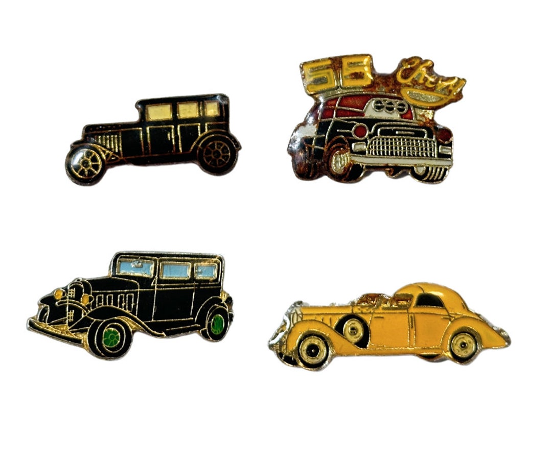 Vintage Automobile Enamel Pin | Cadillac, Chevy, Rolls Royce, and ...