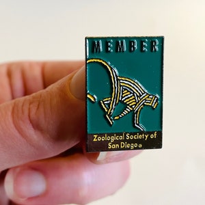 Vintage San Diego Zoo Pin: Abstract Monkey Enamel Lapel Pin - Etsy