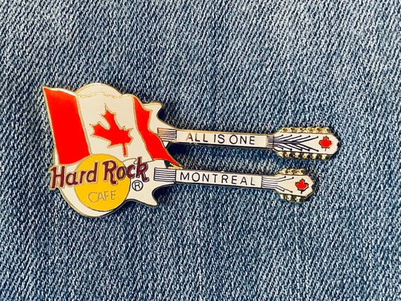 Hard Rock Cafe Toronto Guitar Pin | Vintage CN Tower … - Gem