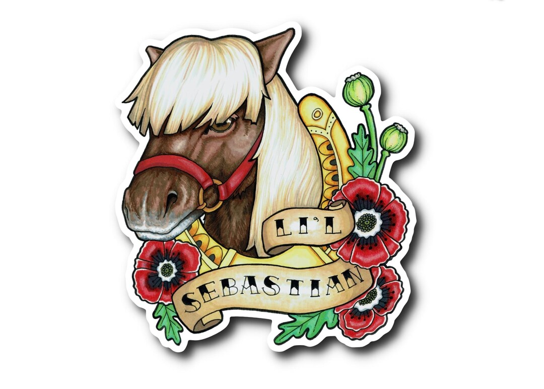 Lil Sebastian Vinyl Sticker | Parks and Recreation Rec Die Cut Laptop ...