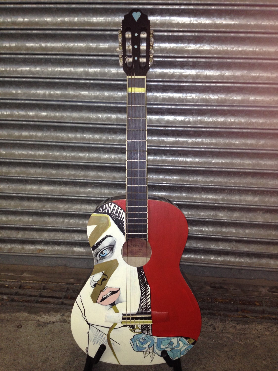 SOLD Azul De La Musica by Jess Tobin Art - Etsy