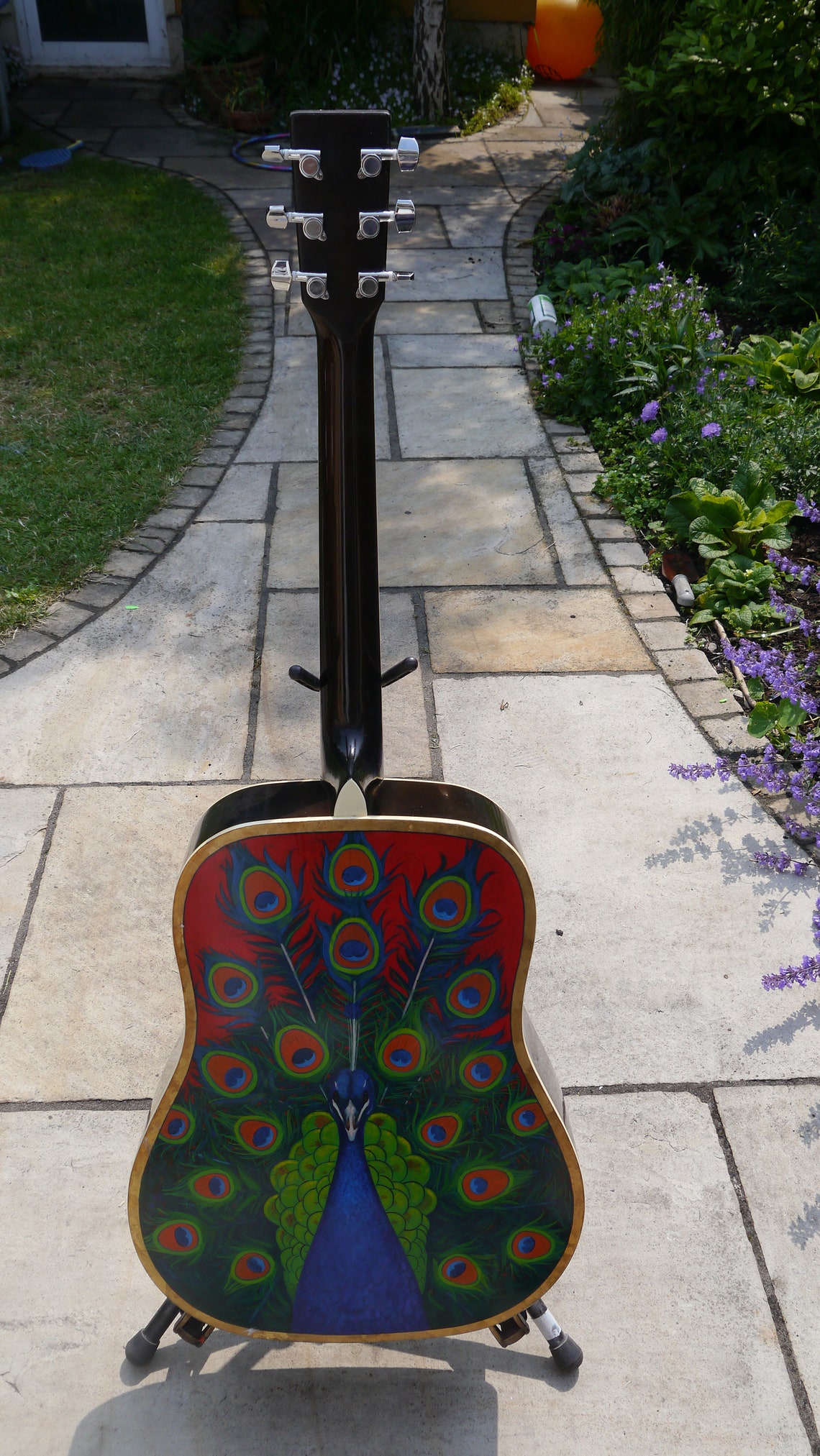 Peacock Guitar by Kevin Mcsherry - Etsy