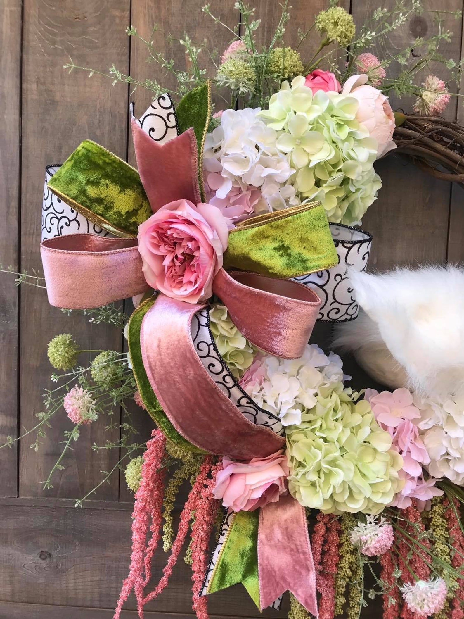 Swan Wreath Swan Decor Summer Wreath Spring Wreath Summer | Etsy