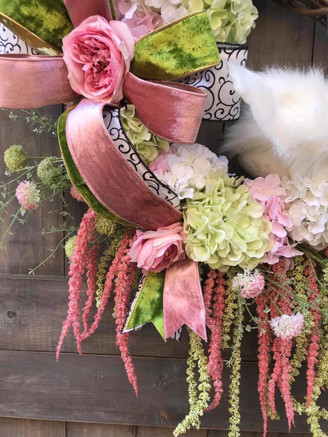 Swan Wreath Swan Decor Summer Wreath Spring Wreath Summer | Etsy