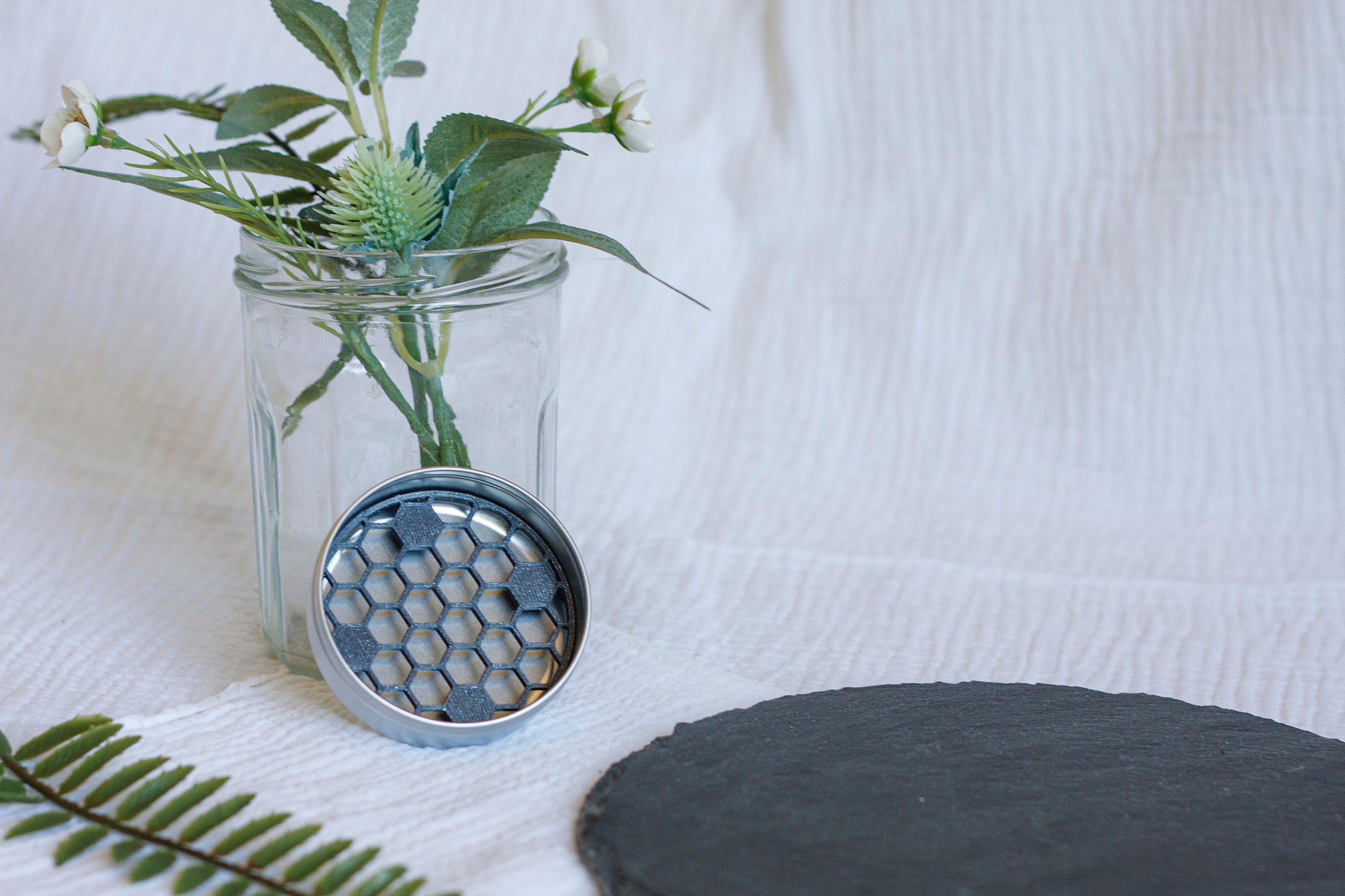3D Printed Inlay for Round Metal Lush Tin Round Tin Holder - Etsy
