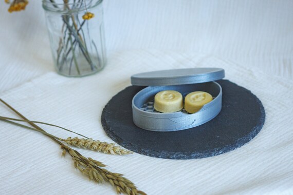 3D Printed Oval Tin for Lush Products Massagebar Tin Snap - Etsy