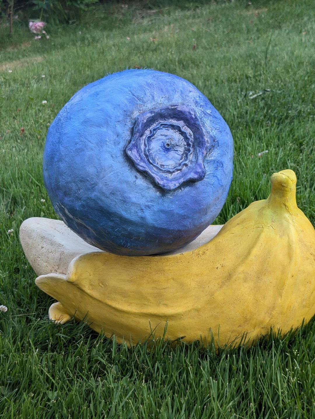 Giant Blueberry Sculpture • Realistic Fruit Decor • Faux Food Art ...