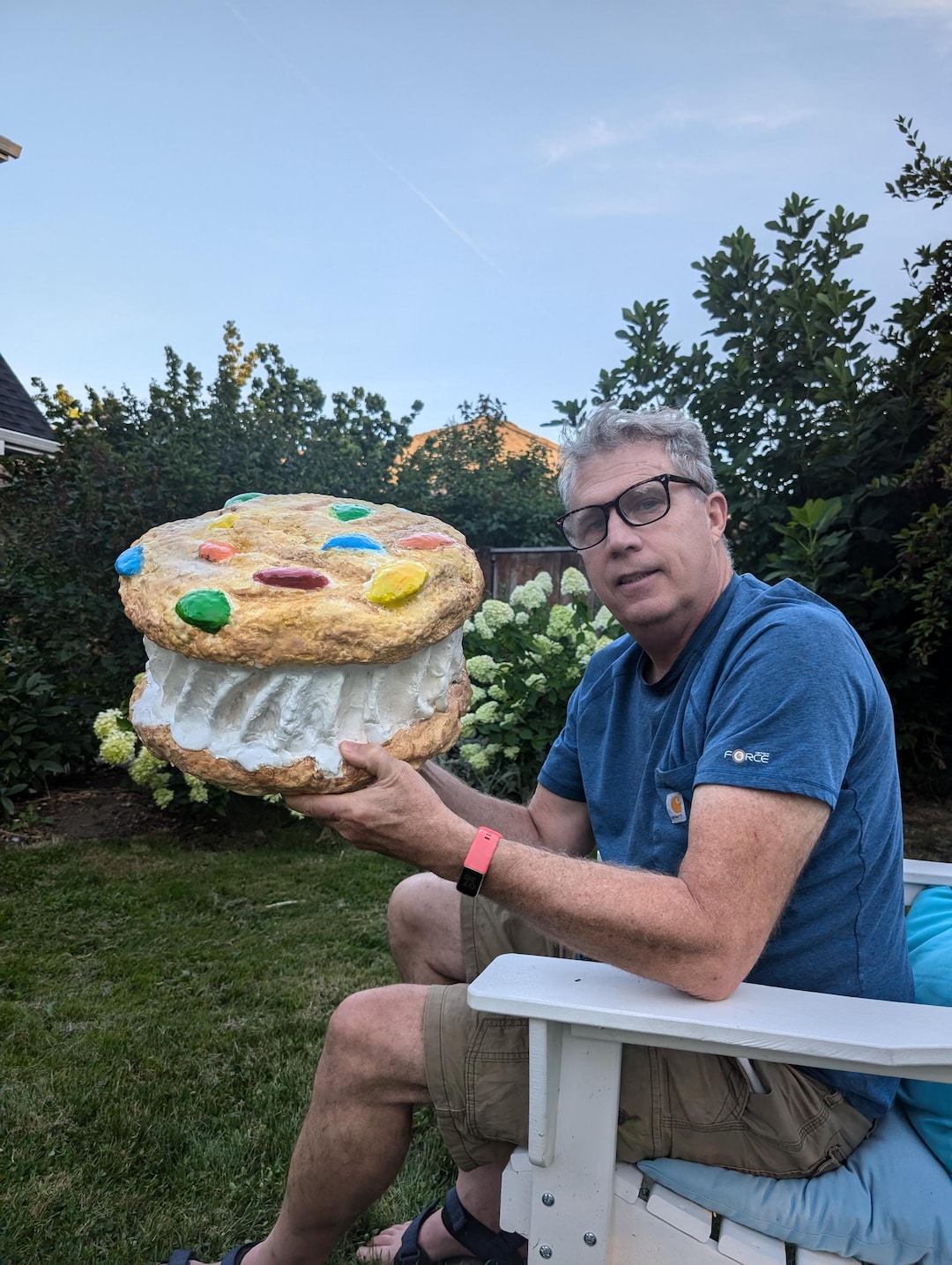 Giant M&M Melting Ice Cream Cookie Sandwich - Etsy