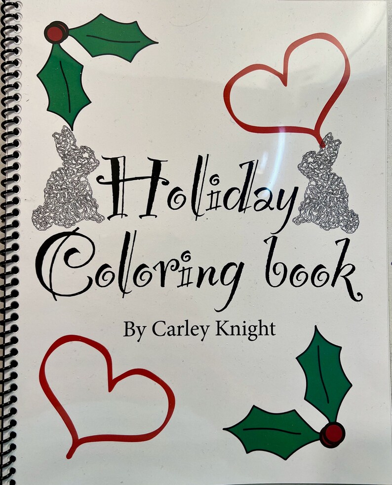 Printable Holiday Coloring Book - Etsy