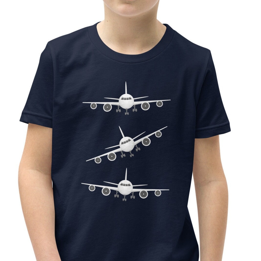 Airplane T-shirt, Boys Airplane Gift, Aircraft T Shirt for Boy ...