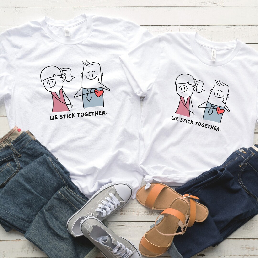 Funny Stick Figure Shirt for Couple Matching Shirts Cute - Etsy