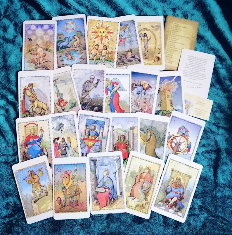 TAROCCHI di ROBERTO VIESI rare tarot deck self produced | Etsy