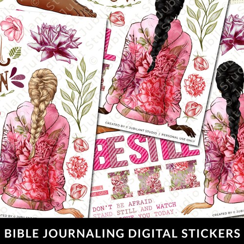 Printable Bible Journaling Stickers My Faith Stickers - Etsy