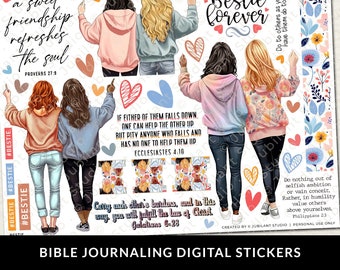 Bible Journaling Stickers Printable, Christian Faith, Bible Study ...