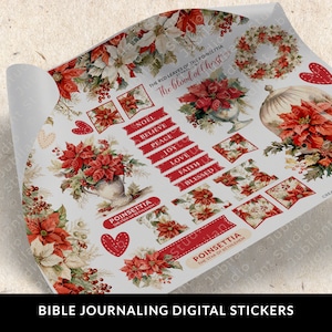 The Star of Bethlehem Bible Journaling Stickers Printable, Christian ...