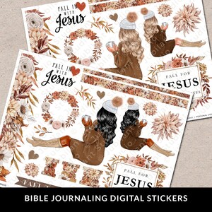 Fall for Jesus Bible Journaling Stickers Printable, Diversity ...