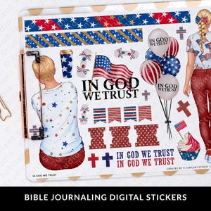 In God We Trust Bible Journaling Stickers Printable, Diversity ...