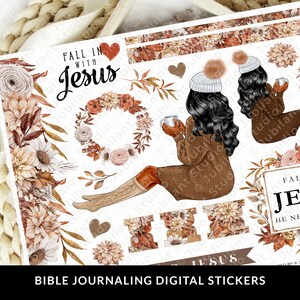 Fall for Jesus Bible Journaling Stickers Printable, Diversity ...