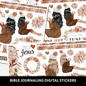 Fall for Jesus Bible Journaling Stickers Printable, Diversity ...