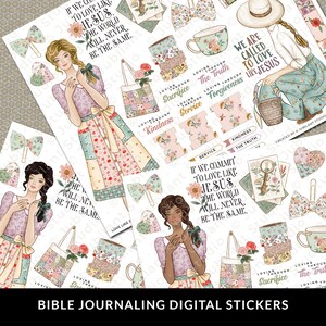 Love Like Jesus Bible Journaling Stickers Printable, Diversity ...