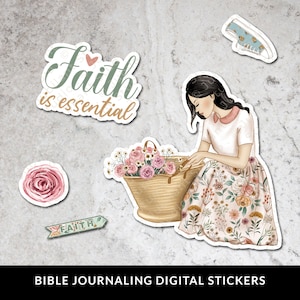 Faith Bible Journaling Stickers Printable, Diversity, Christian Faith ...