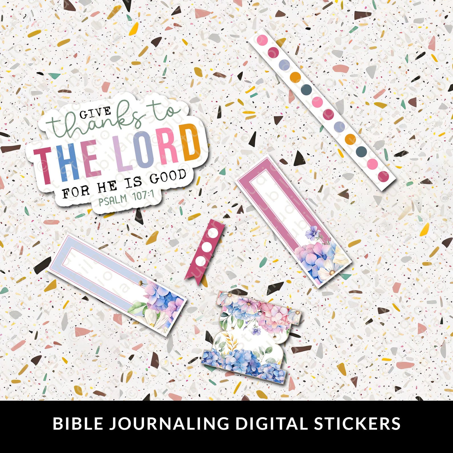 Give Thanks Bible Journaling Stickers Printable, Prayer, Jesus Art ...