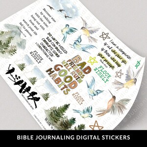 Birds of A Feather Flock Together, Bible Journaling Stickers Printable ...