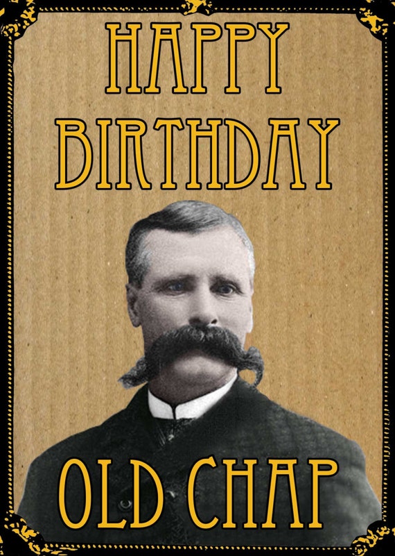 Items similar to Happy Birthday Old Chap on Etsy