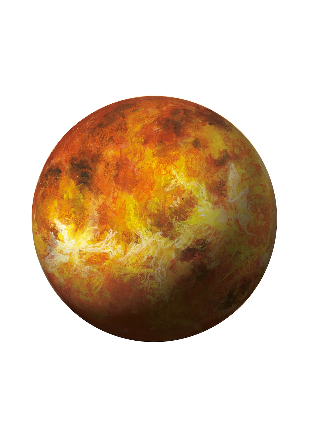 Planet Venus Print Painting Art Print - Etsy