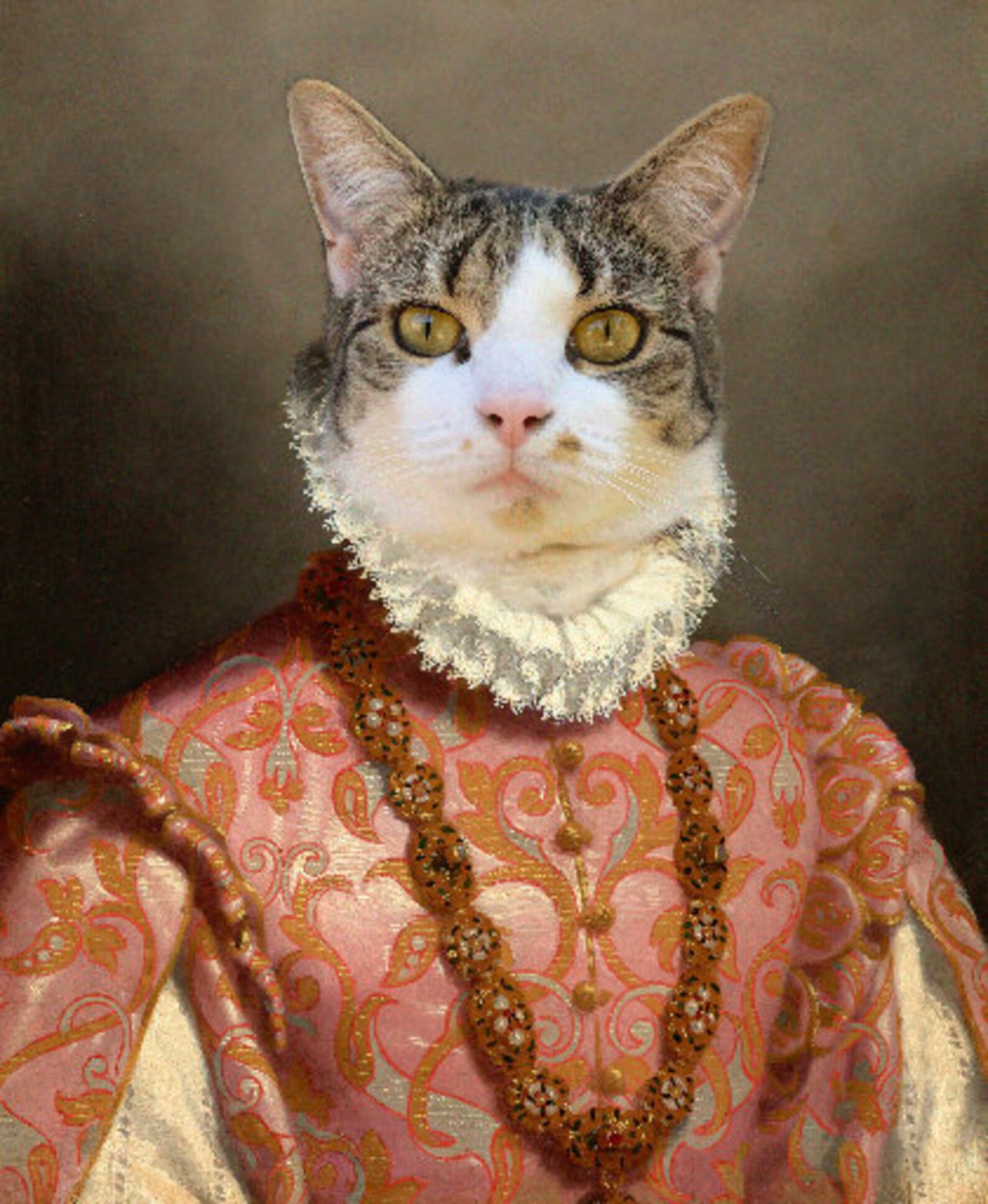 Dog Portrait as Royalty Royal Portrait General King Queen - Etsy UK