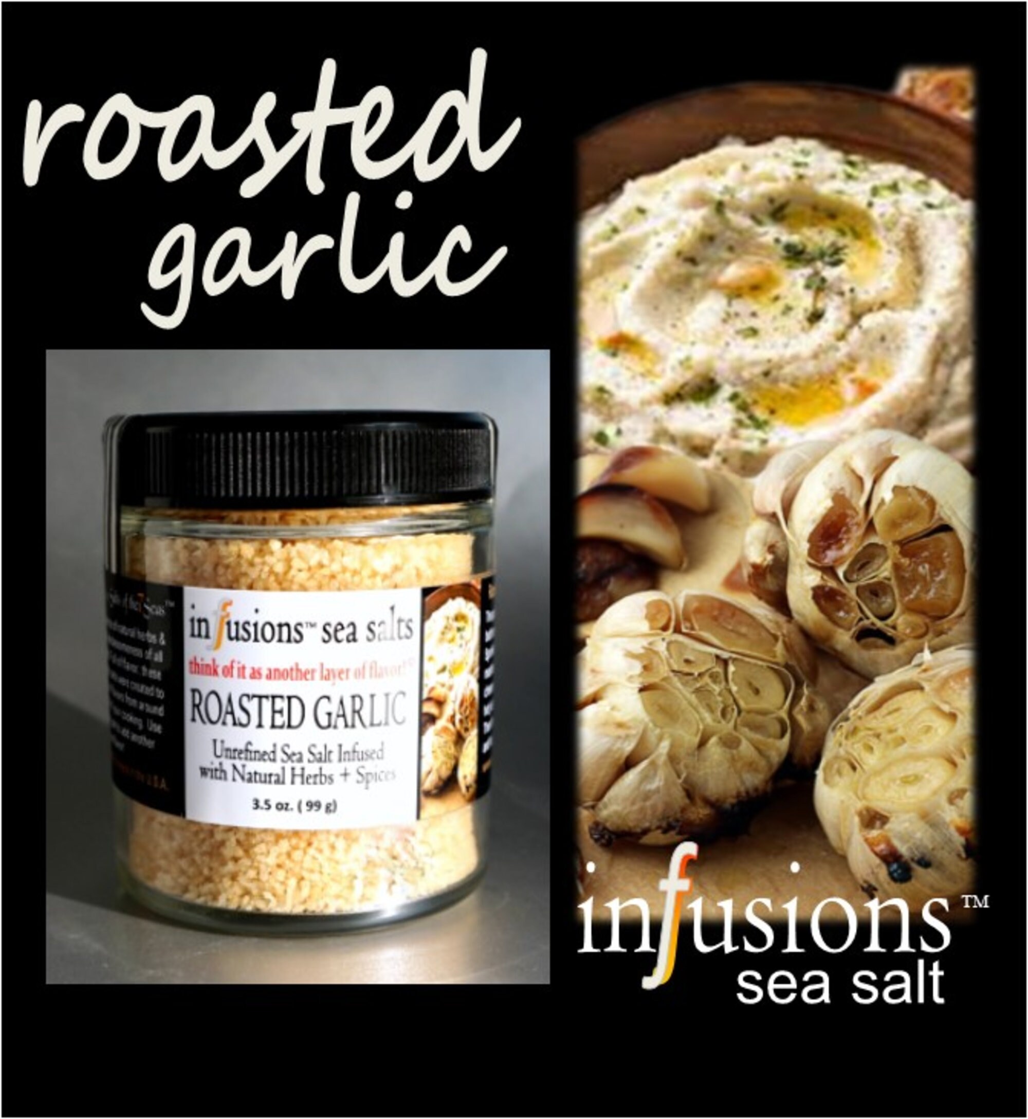 Roasted Garlic Infusion Sea Salt - Etsy