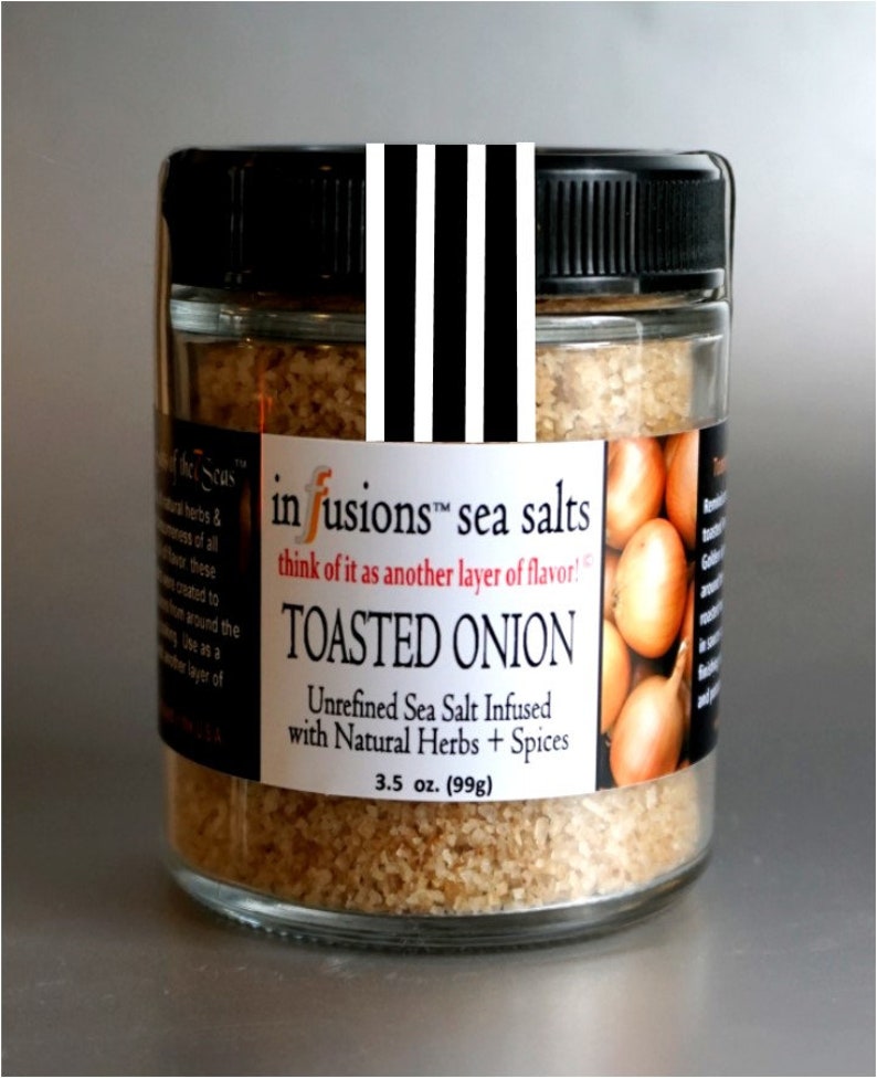 Toasted Onion Infused Sea Salt - Etsy