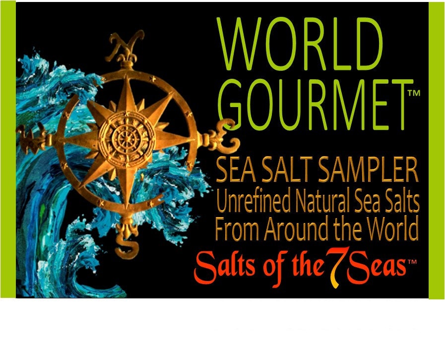 The WORLD Gourmet Sea Salt Sampler 12 All Natural Salts From Around the ...