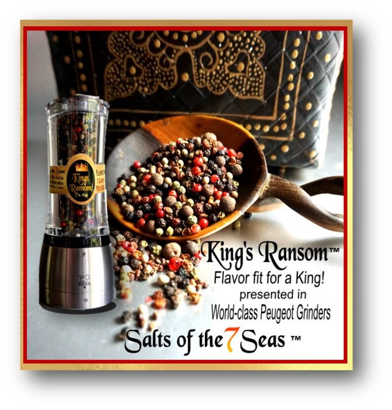 Exotic & Rare Peppercorn Sampler Embossed Tin - Etsy