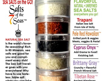 The WORLD Gourmet Sea Salt Sampler 12 All Natural Salts From | Etsy